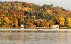 The map of the “green” highlights of Varese Province