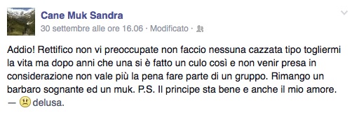 Sandy Cane: "Do l'addio alla Lega, e vi spiego il perché"